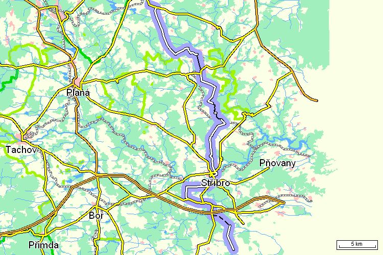 Kladruby - Stříbro - Konst. Lázně - Bezdružice - Teplá klášter ...