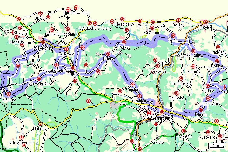 SH01a: Vimperskými lesy na Zadov | Vyletnik.cz