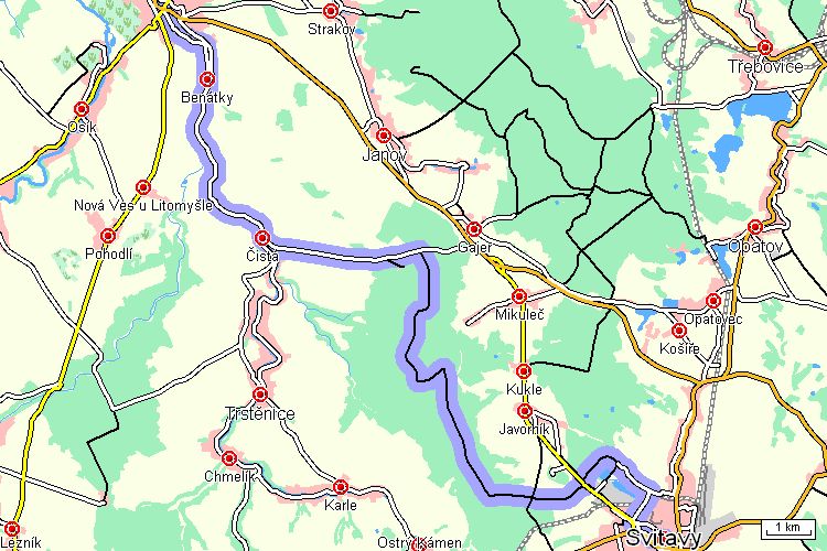 Svitavy - Rosnička - Čistá - Litomyšl | Vyletnik.cz