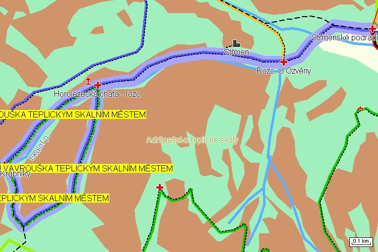 Pěšky až na Sibiř - Turistická trasa - Východní Čechy - Kladské pomezí