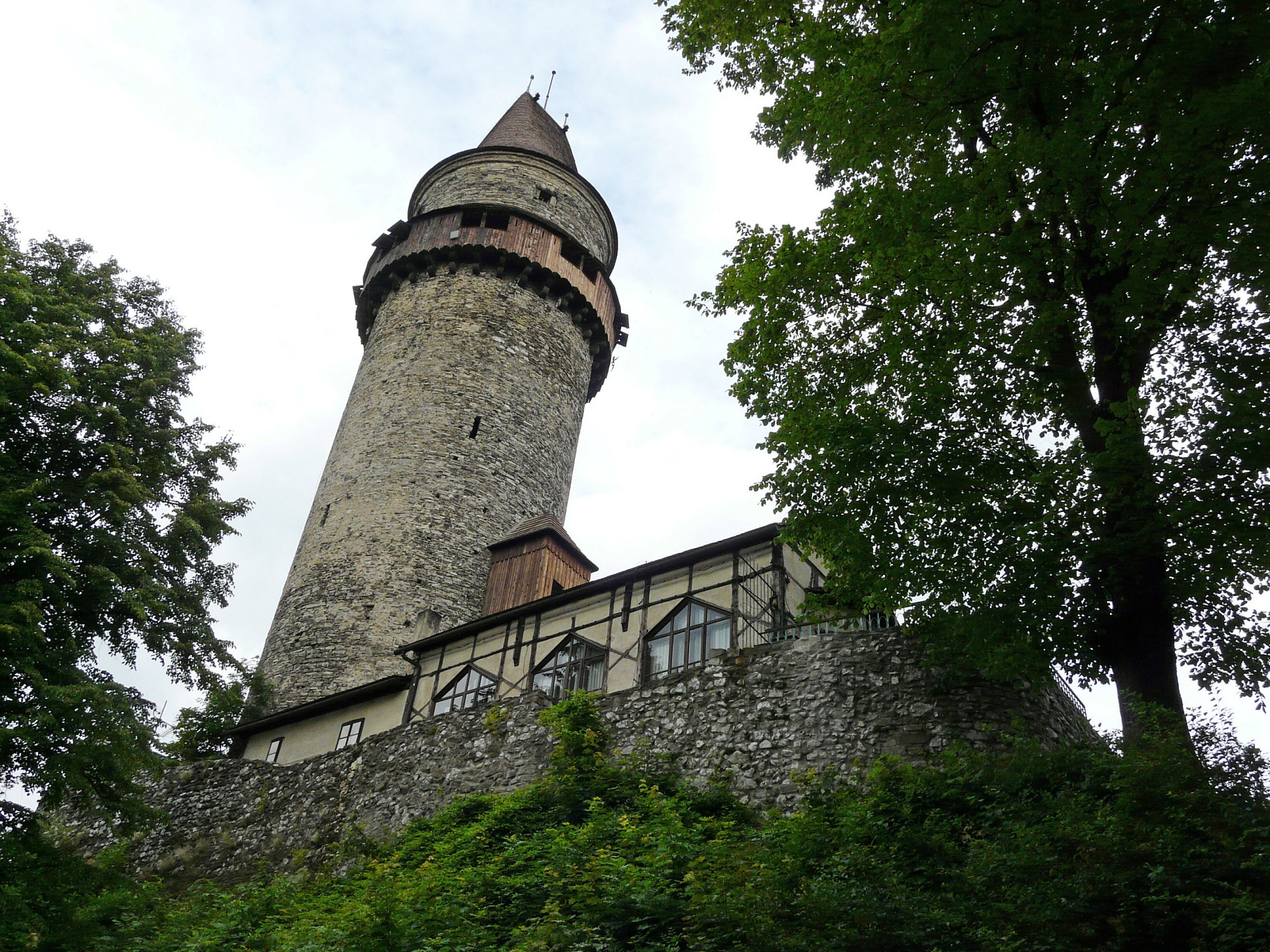 Štramberk, Czech Republic. The bergfried (a tall nonresidential ...