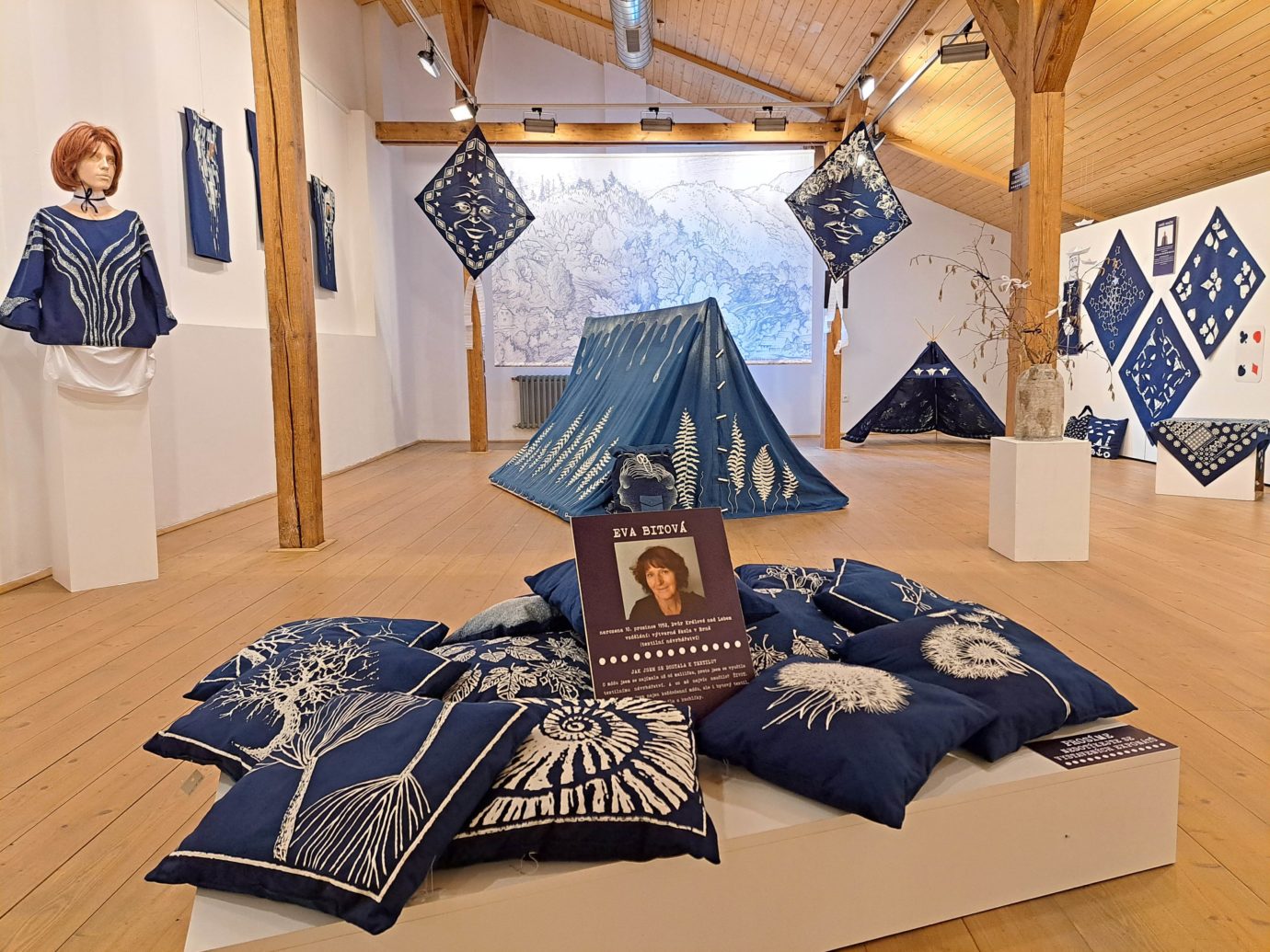 Putovní výstava Modrotisk i jinak přiblíží originální tvorbu současných královédvorských ...