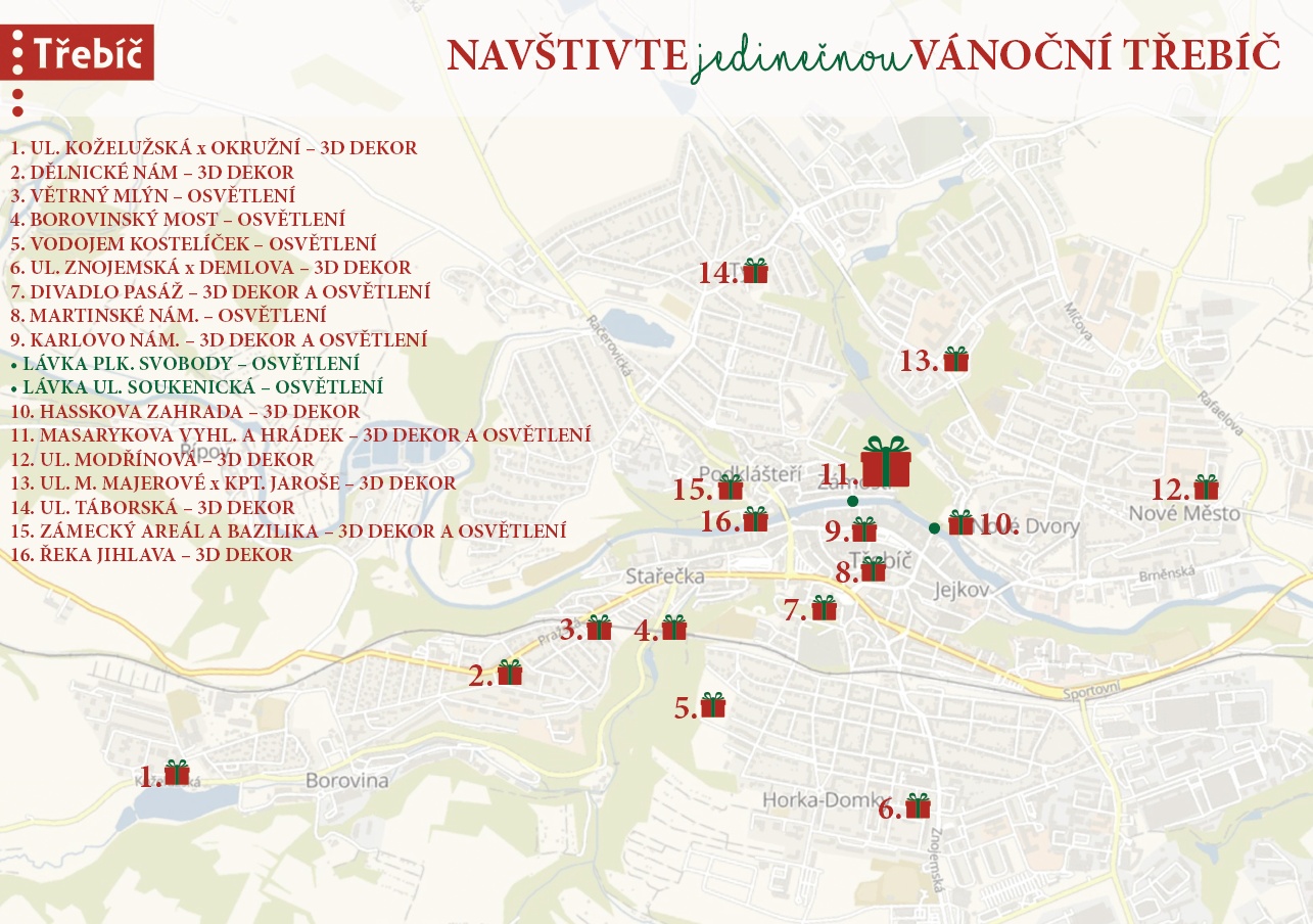 Vánoční trhy Třebíč 2023 opět oslní vánoční výzdobou | Vyletnik.cz