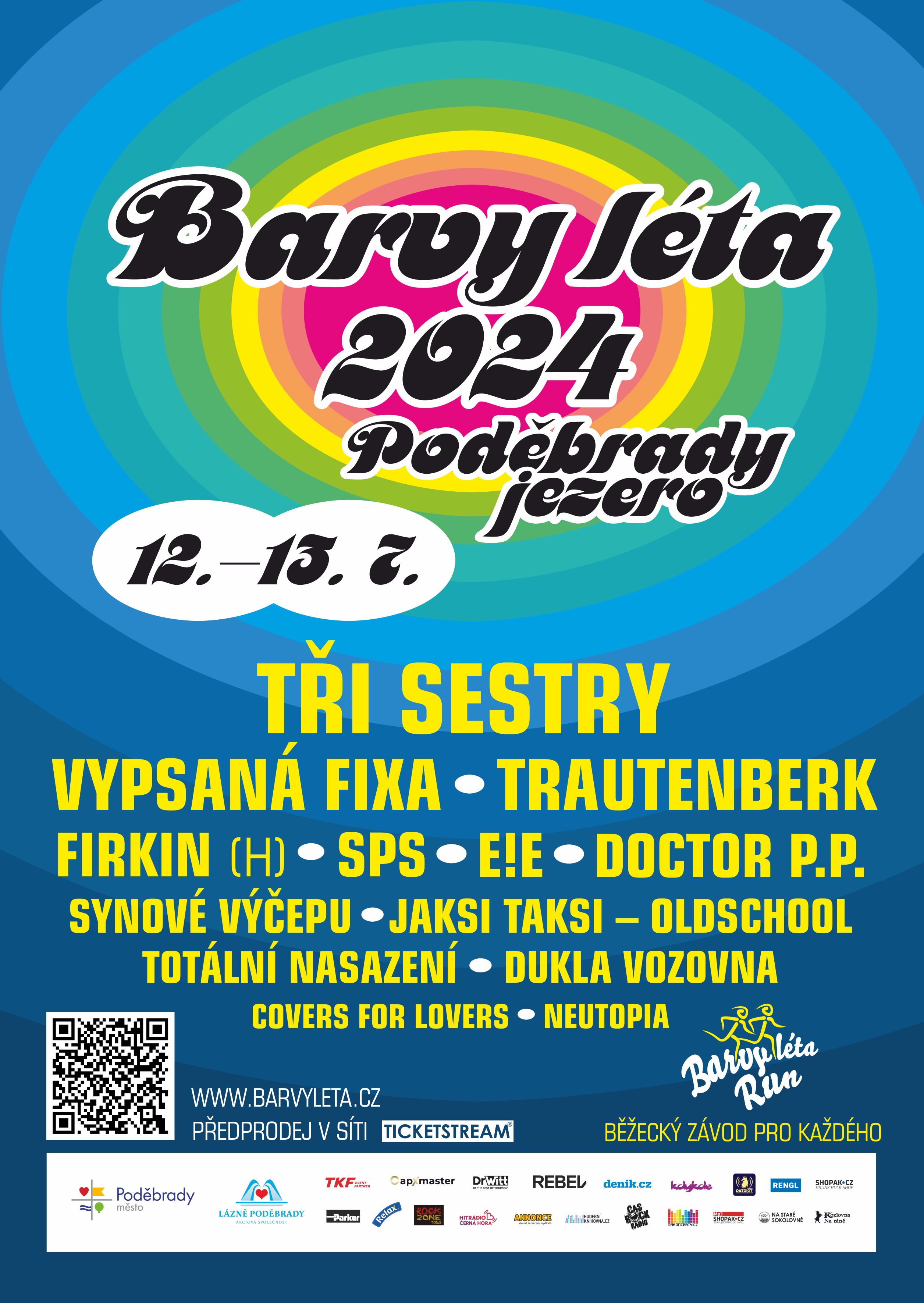 Festival Barvy léta v malebném lázeňském městě Poděbrady | Vyletnik.cz