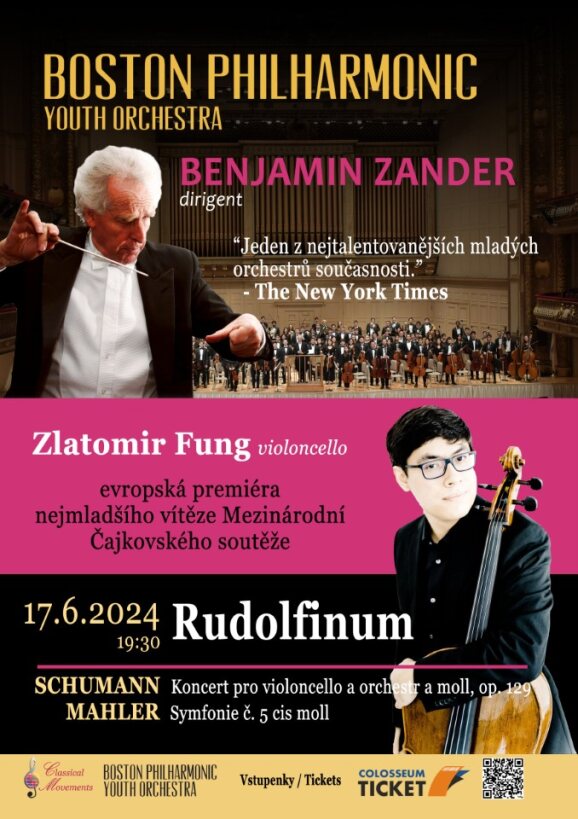 Benjamin Zander, Zlatomir Fung a Boston Philharmonic Youth Orchestra v ...