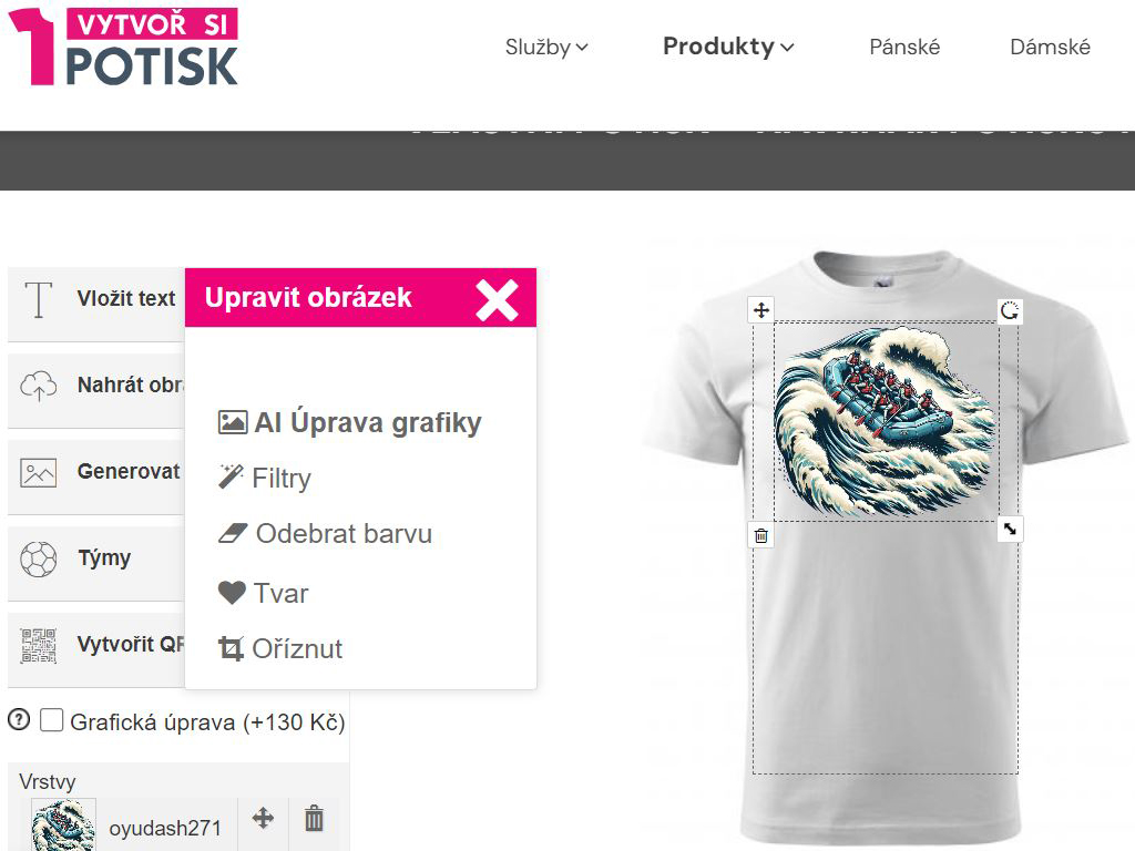 Vytvořte si svůj potisk na tričko, které si vezmete na vodu | Vyletnik.cz